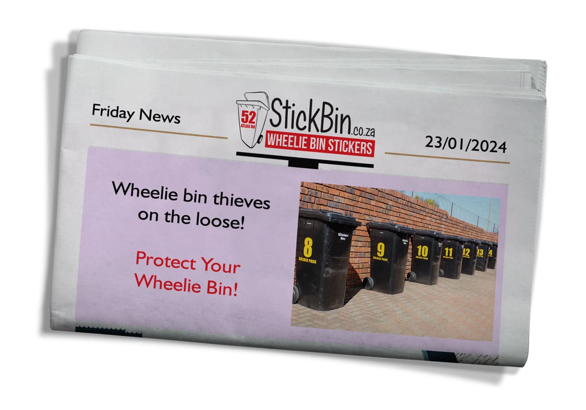 Kempton Park Ward 104 Wheelie Bins - StickBin | Wheelie Bin Stickers